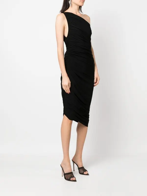 Norma Kamali Diana One-shoulder Dress - Black