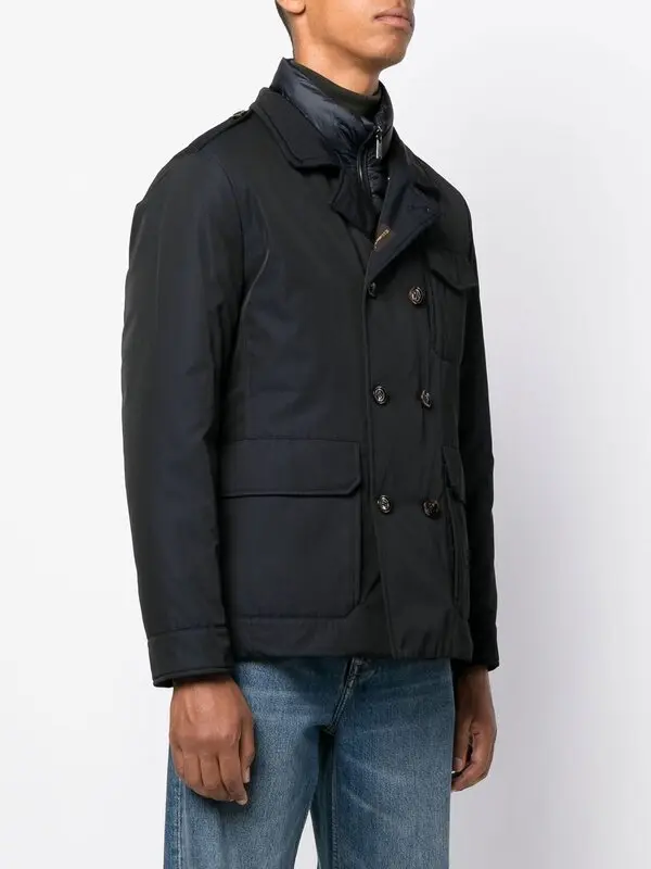 MOORER Boeri-wco Double-breasted Windbreaker