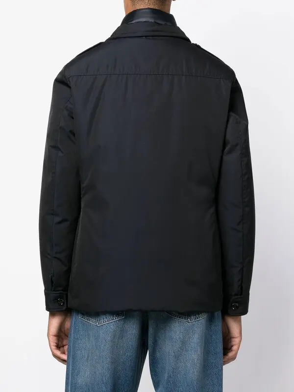 MOORER Boeri-wco Double-breasted Windbreaker