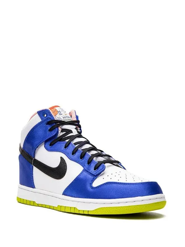 Nike Dunk High Top Sneakers - White