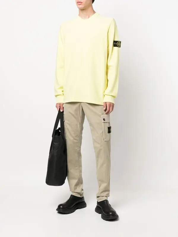 Stone Island Compass-patch Cargo Trousers - Neutrals