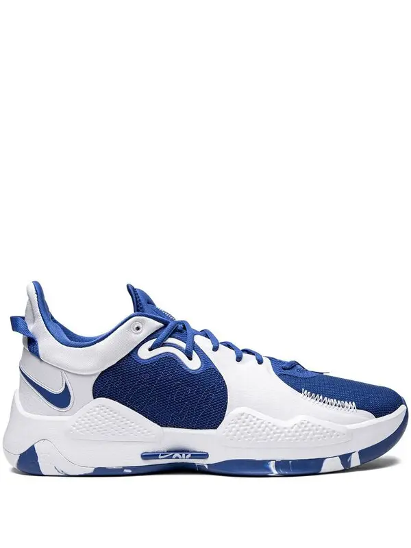 Nike Pg 5 Game Royal Sneakers - White