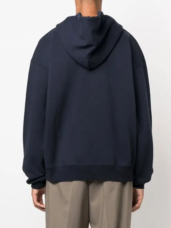 Martine Rose Logo-embroidered Drawstring Hoodie