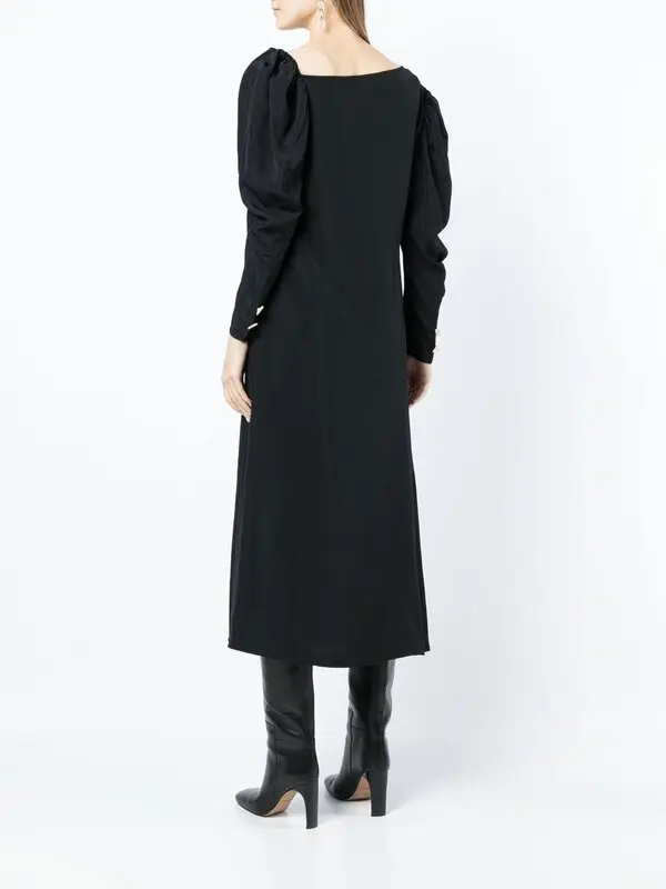 REJINA PYO Long-puff Sleeve Midi Dress