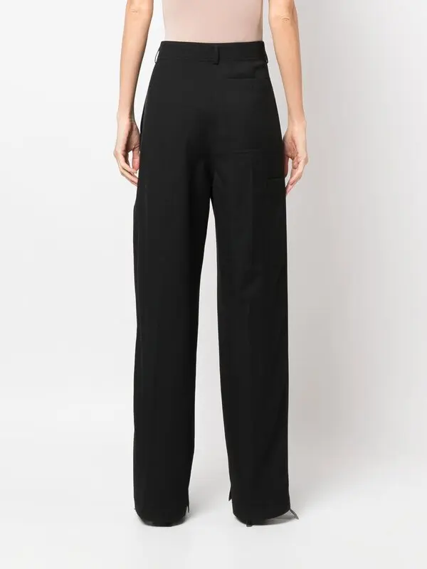 Stella McCartney Straight-leg Cargo Trousers - Black