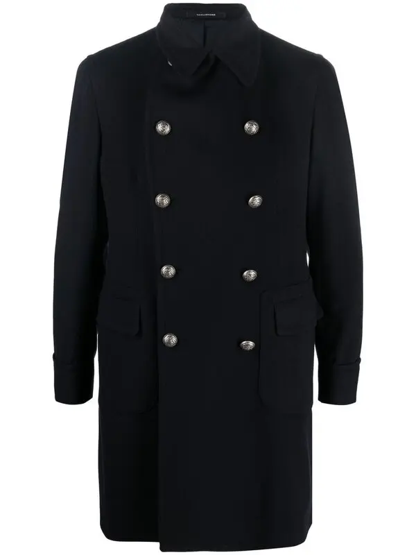 Tagliatore Double-breasted Wool-blend Peacoat