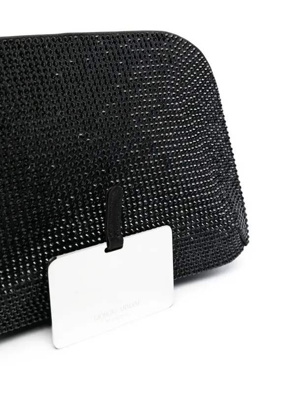 Giorgio Armani La Prima Rhinestone Clutch Bag