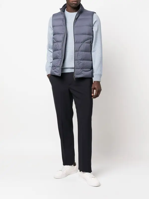 Herno Padded Gilet - Blue