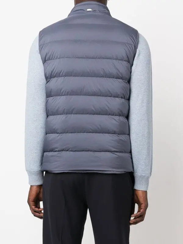 Herno Padded Gilet - Blue