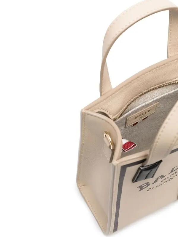 Bally Cristalai Logo-print Tote - Neutrals
