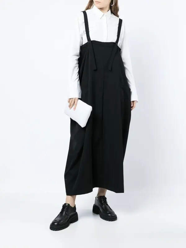 Y’s Square-neck Wool Dress