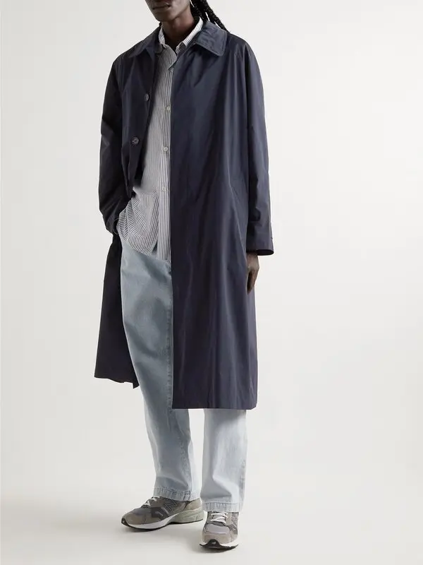 Mfpen Oversized Shell Trench Coat In Blue - 50% Off | Editorialist
