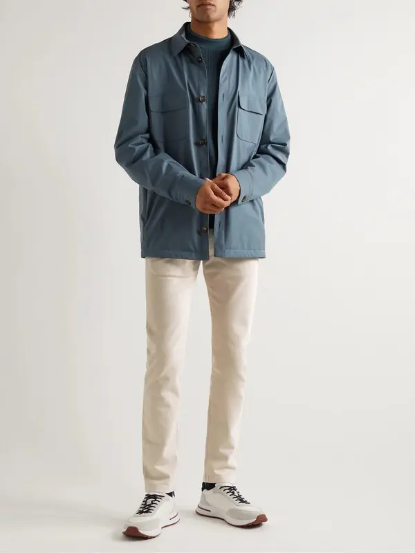 Loro Piana Slim-fit Garment-dyed Jeans - Neutrals
