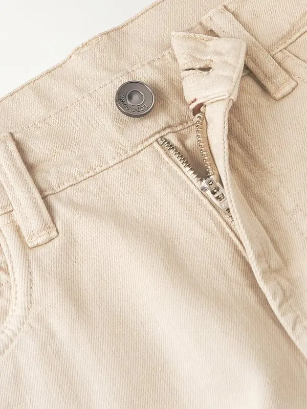 Loro Piana Slim-fit Garment-dyed Jeans - Neutrals