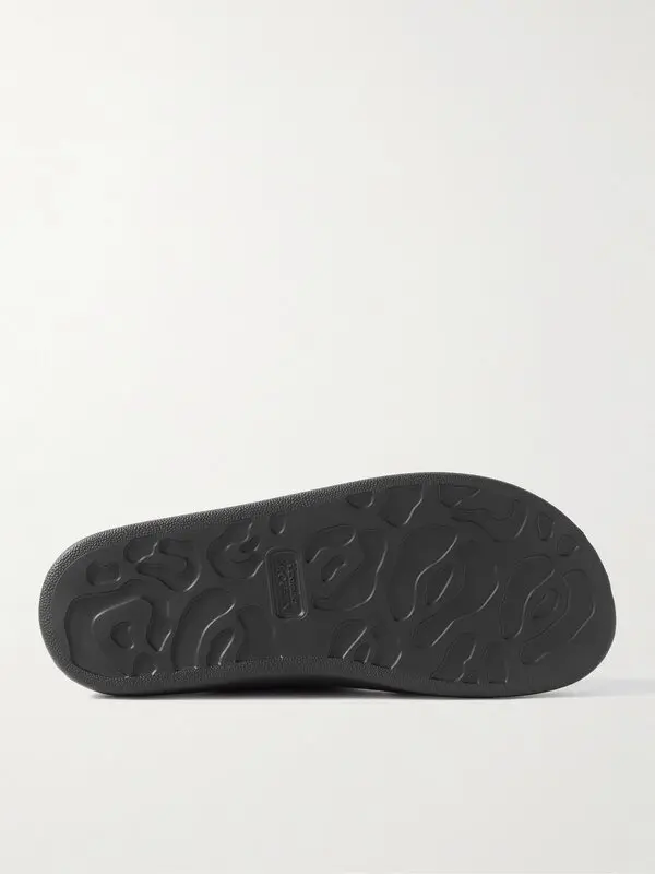 Alexander McQueen Exaggerated-sole Rubber Slides - Black