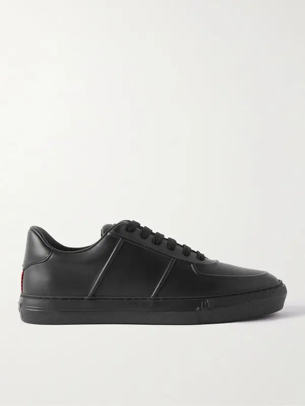 Moncler Neue York Leather Sneakers - Black