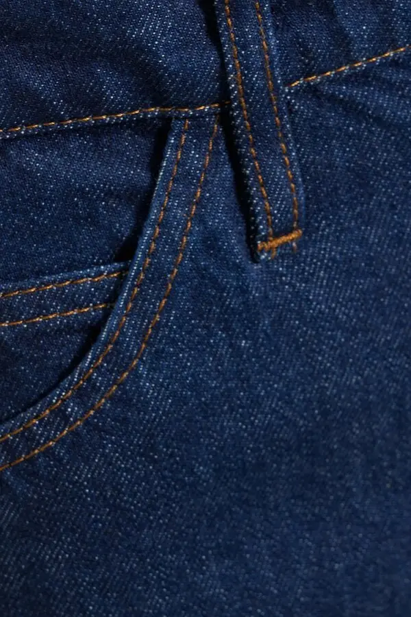 FRAME Le Italien High-rise Wide-leg Jeans - Dark Denim
