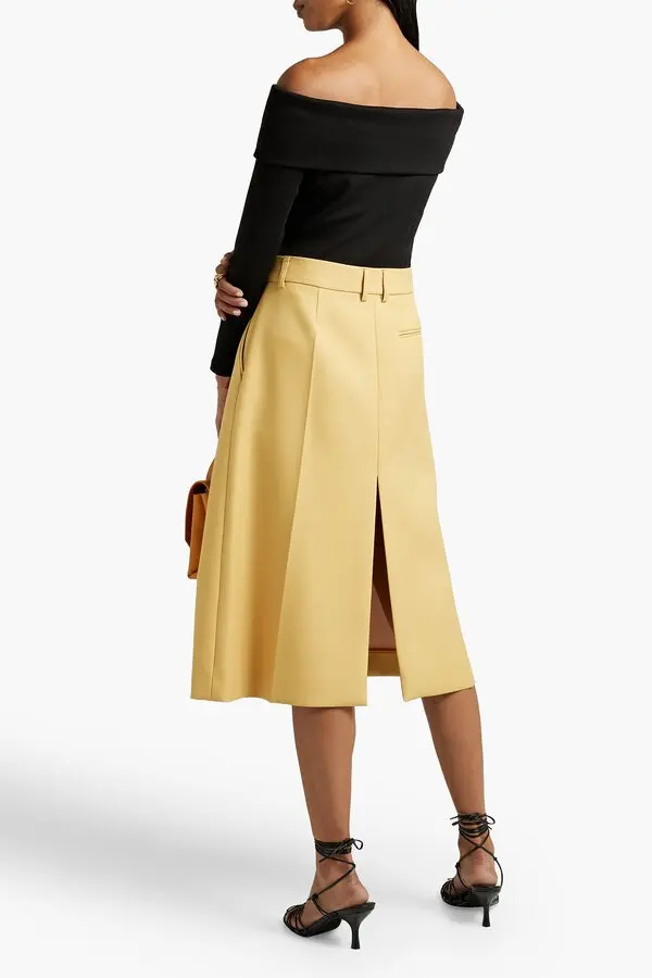 Veronica Beard Fawcett Off-the-shoulder Ribbed Cotton-blend Top