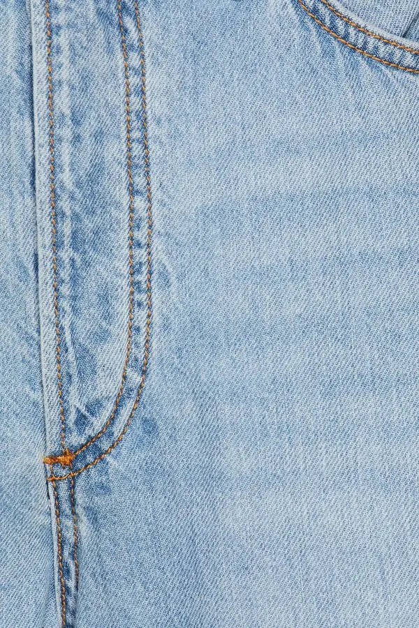 Rag & Bone Logan High Rise Wide Leg Jeans - Light Denim