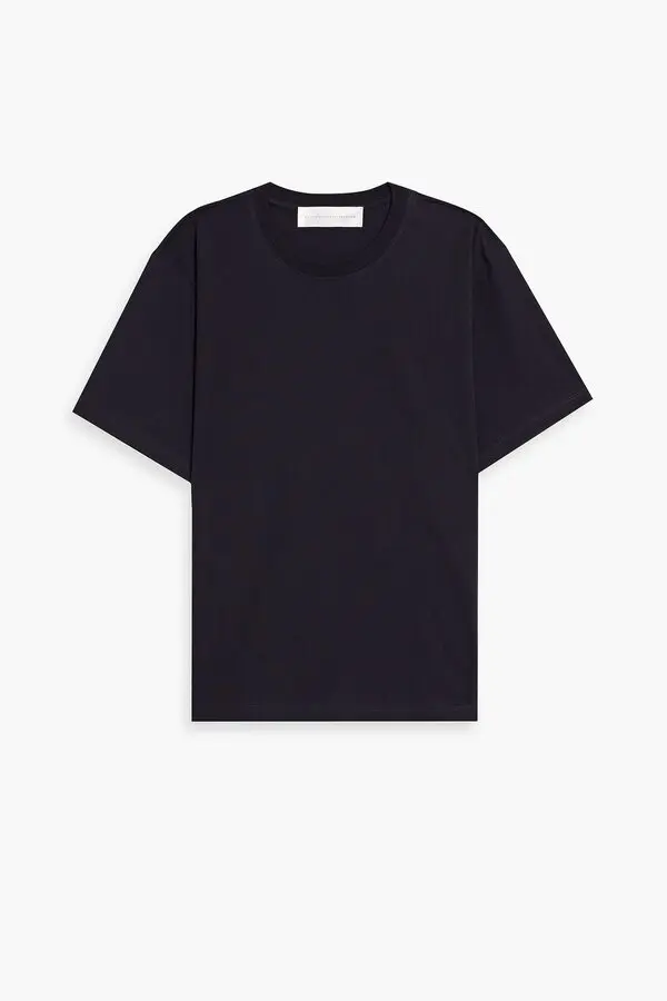 Victoria Beckham Cotton Jersey T-shirt - Midnight Blue