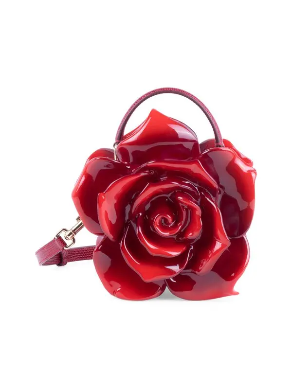 Dolce & Gabbana Rose Crossbody Bag - Red