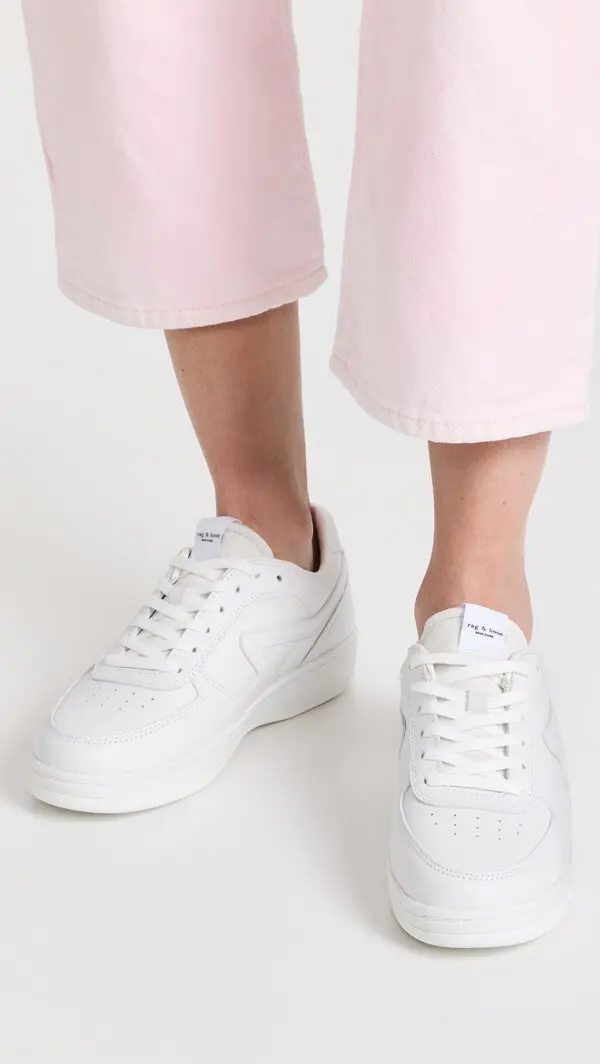 Rag & Bone Retro Court Sneakers - White