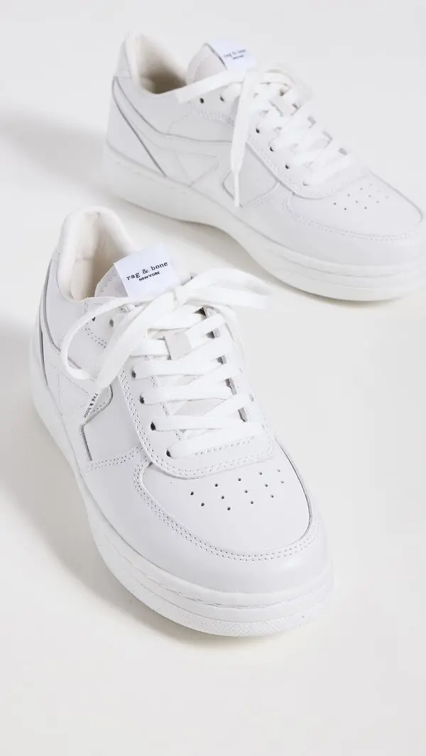 Rag & Bone Retro Court Sneakers - White