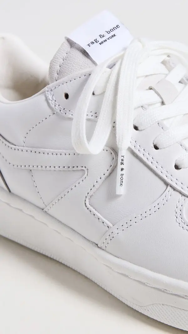Rag & Bone Retro Court Sneakers - White