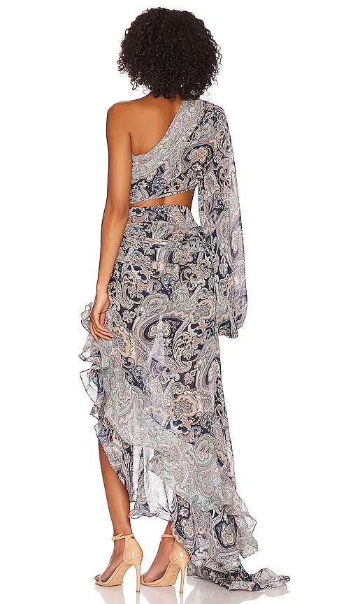 BRONX AND BRONCO Sara Gown In Blue