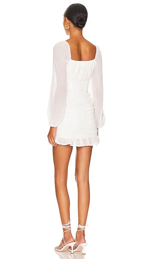 MORE TO COME Petra Ruched Mini Dress