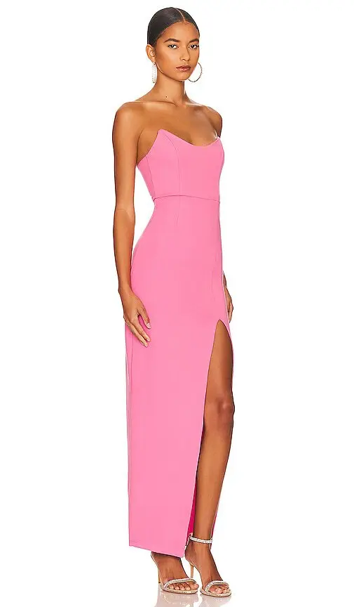 Superdown Ryleigh Strapless Maxi Dress - Pink