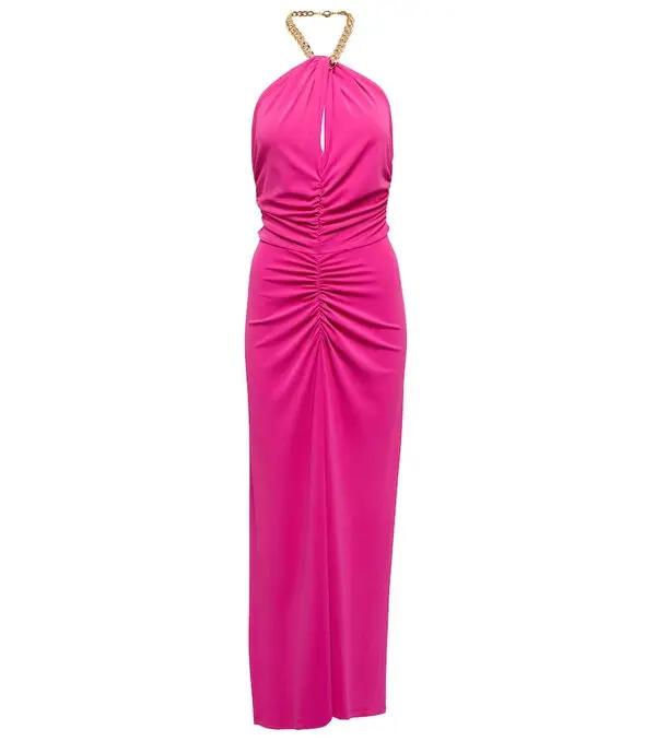 Veronica Beard Reze Embellished Ruched Dress