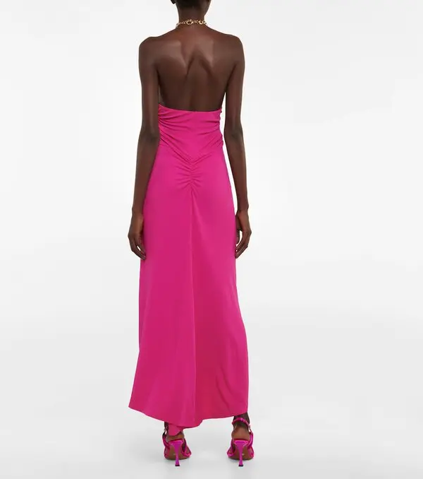 Veronica Beard Reze Embellished Ruched Dress
