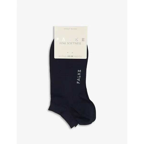 Falke Fine Softness Ankle Socks - 3009 Black