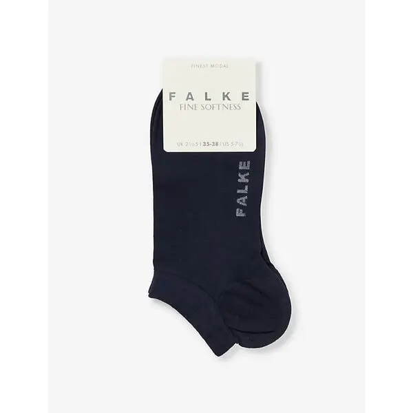Falke Fine Softness Ankle Socks - 6379 Dark Navy
