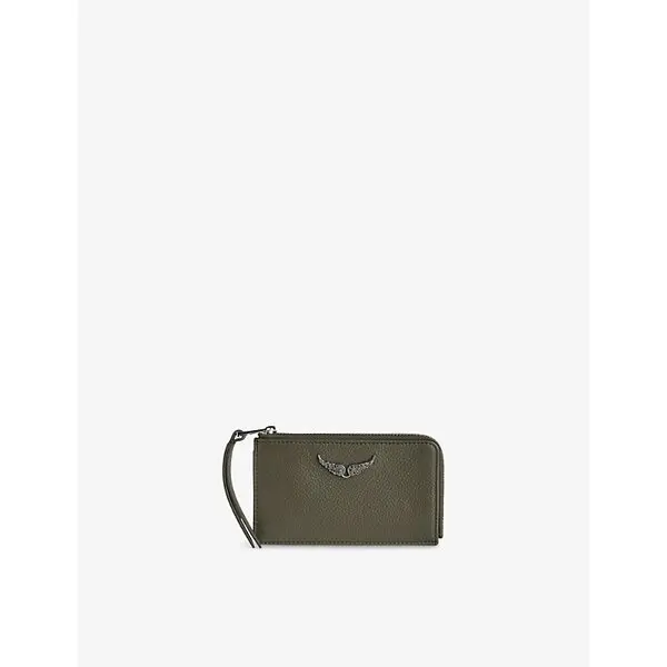 Zadig&Voltaire Zv Logo-plaque Leather Cardholder - Record