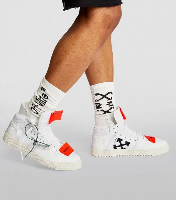 Off-White Leather 3.0 Off Court High-top Sneakers