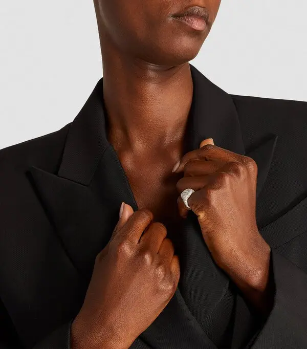 Shay Pinky Ring - White