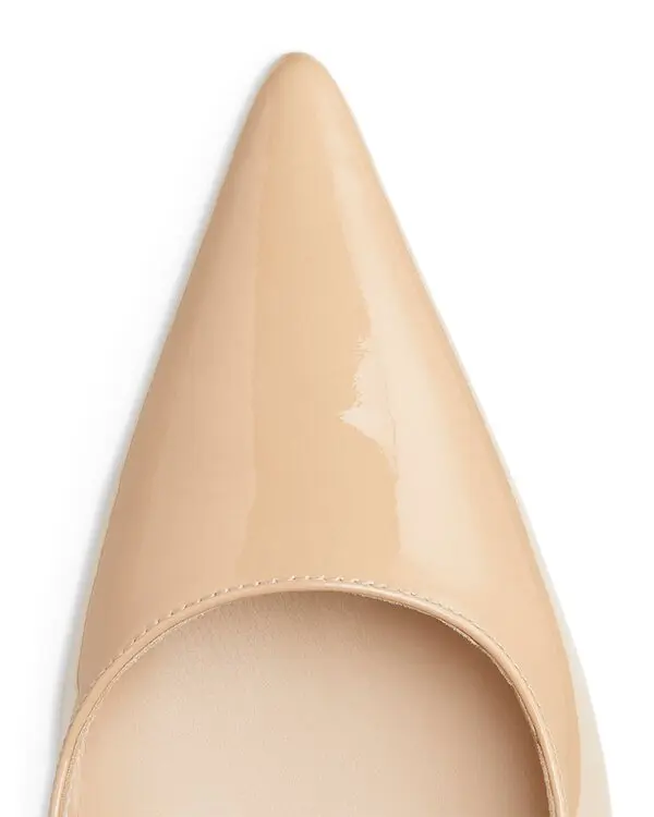 STUART WEITZMAN 75 Pointed Toe Pumps - Adobe Patent