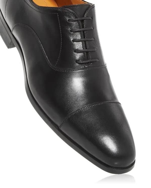 Magnanni Millar Cap Toe Oxfords - Black