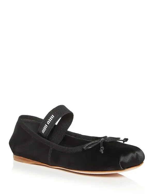 Miu Miu Ballet Slipper Flats - Nero