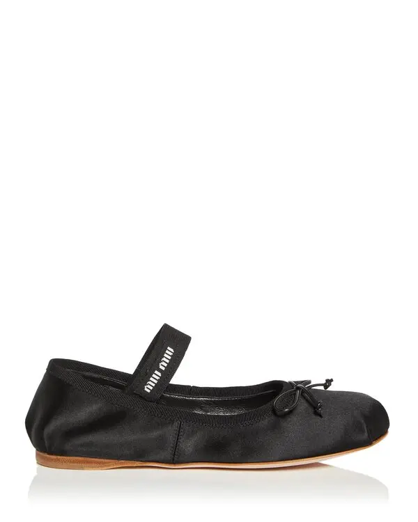 Miu Miu Ballet Slipper Flats - Nero