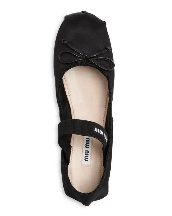 Miu Miu Ballet Slipper Flats - Nero