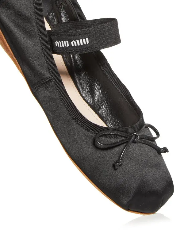 Miu Miu Ballet Slipper Flats - Nero