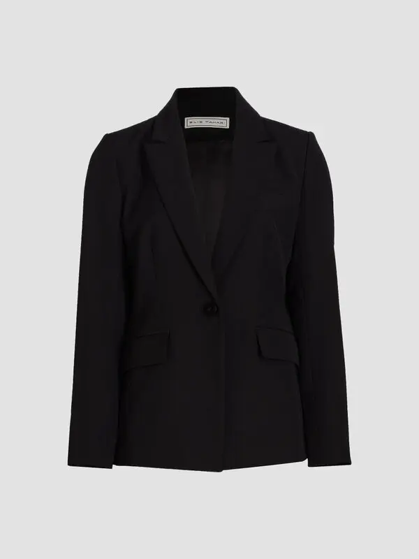 Elie Tahari Notch Collar One-button Blazer
