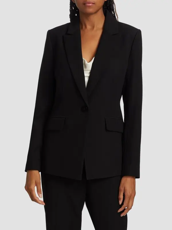Elie Tahari Notch Collar One-button Blazer