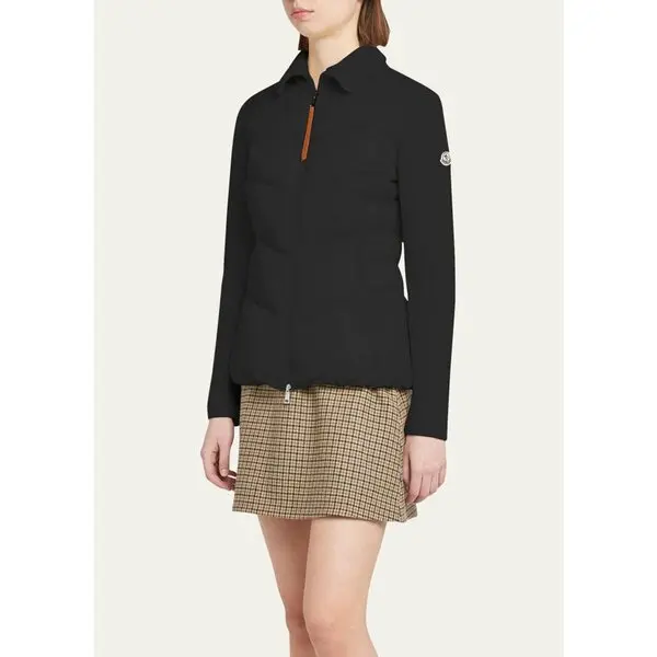 Moncler Puffer Knit Cardigan