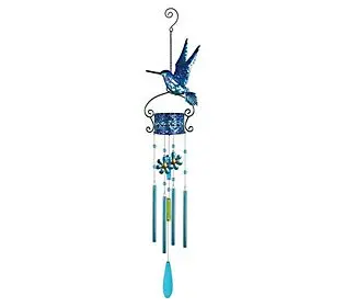 SUNSET VISTA DESIGNS Svd 41' Blue Hummingbird Chimes - One-color