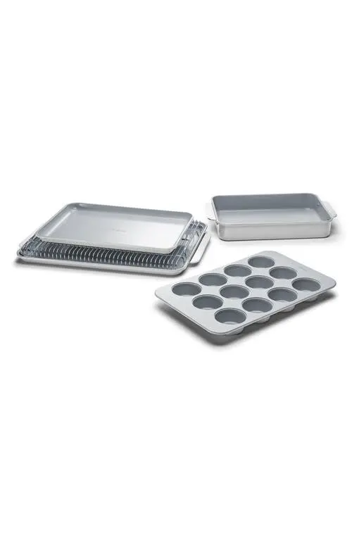 CARAWAY Nontoxic Ceramic 5-piece Bakeware Set - Gray