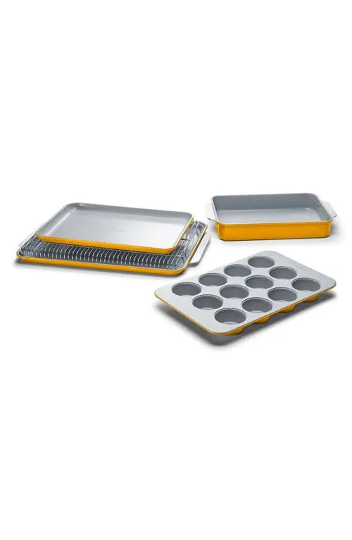 CARAWAY Nontoxic Ceramic 5-piece Bakeware Set - Marigold